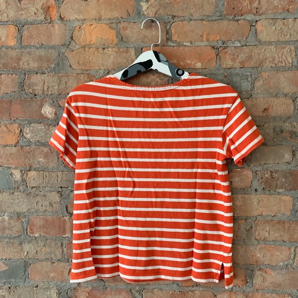 Old Navy | Tops | Striped Tee Red | Poshmark